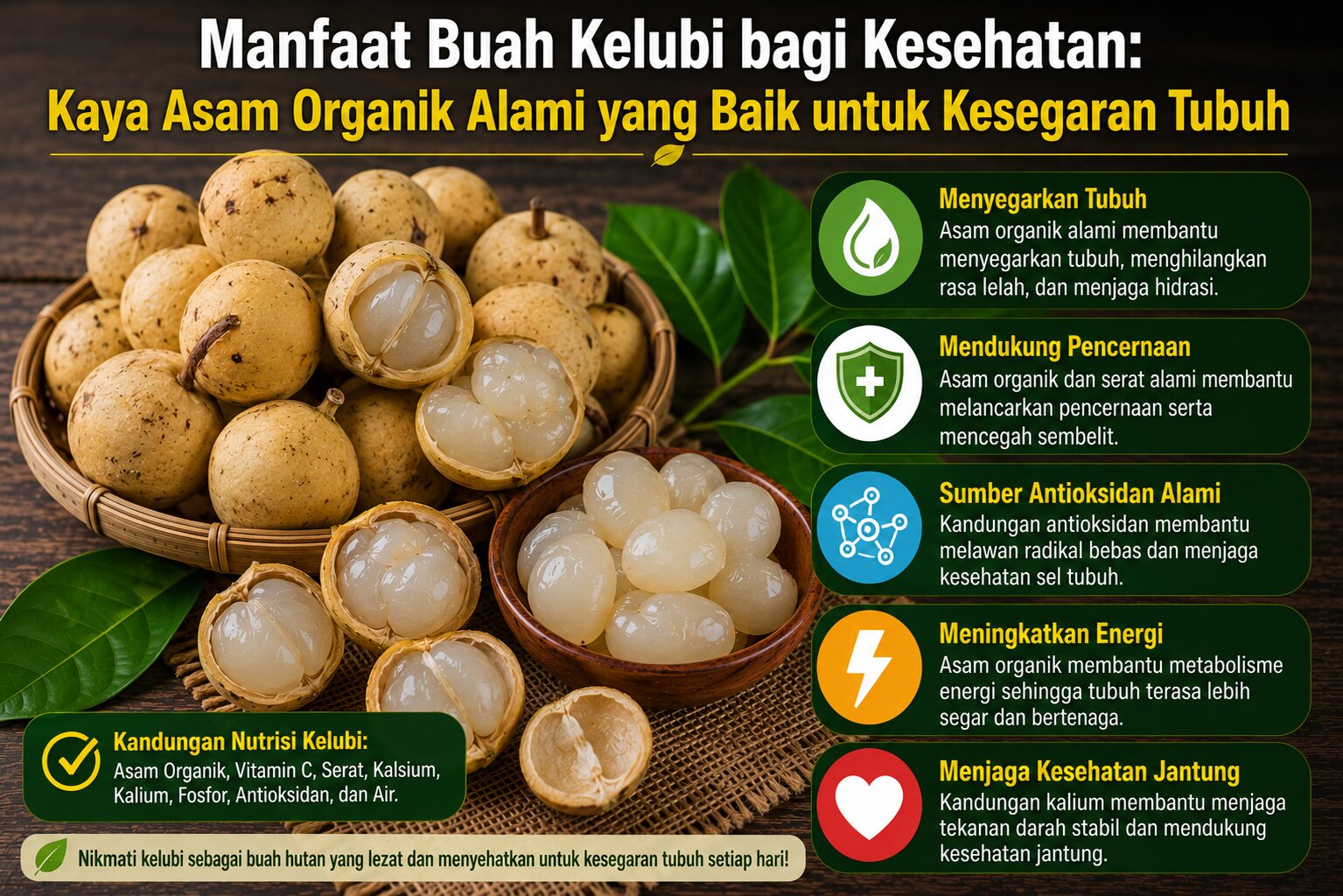 Manfaat Buah Kelubi bagi Kesehatan: Kaya Asam Organik Alami yang Baik ...